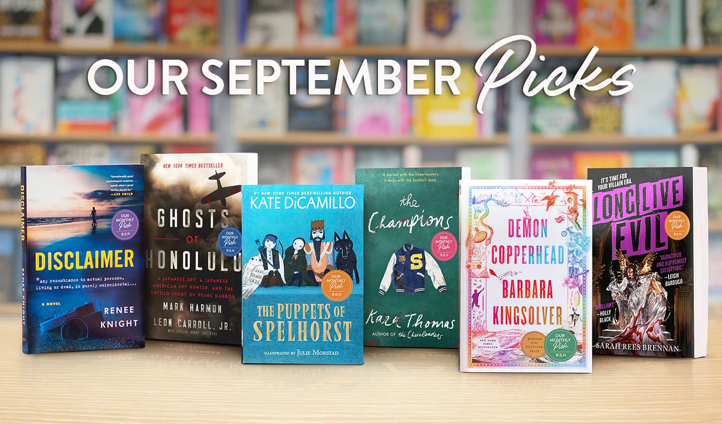 Our Monthly Picks September 2024 - B&N Reads